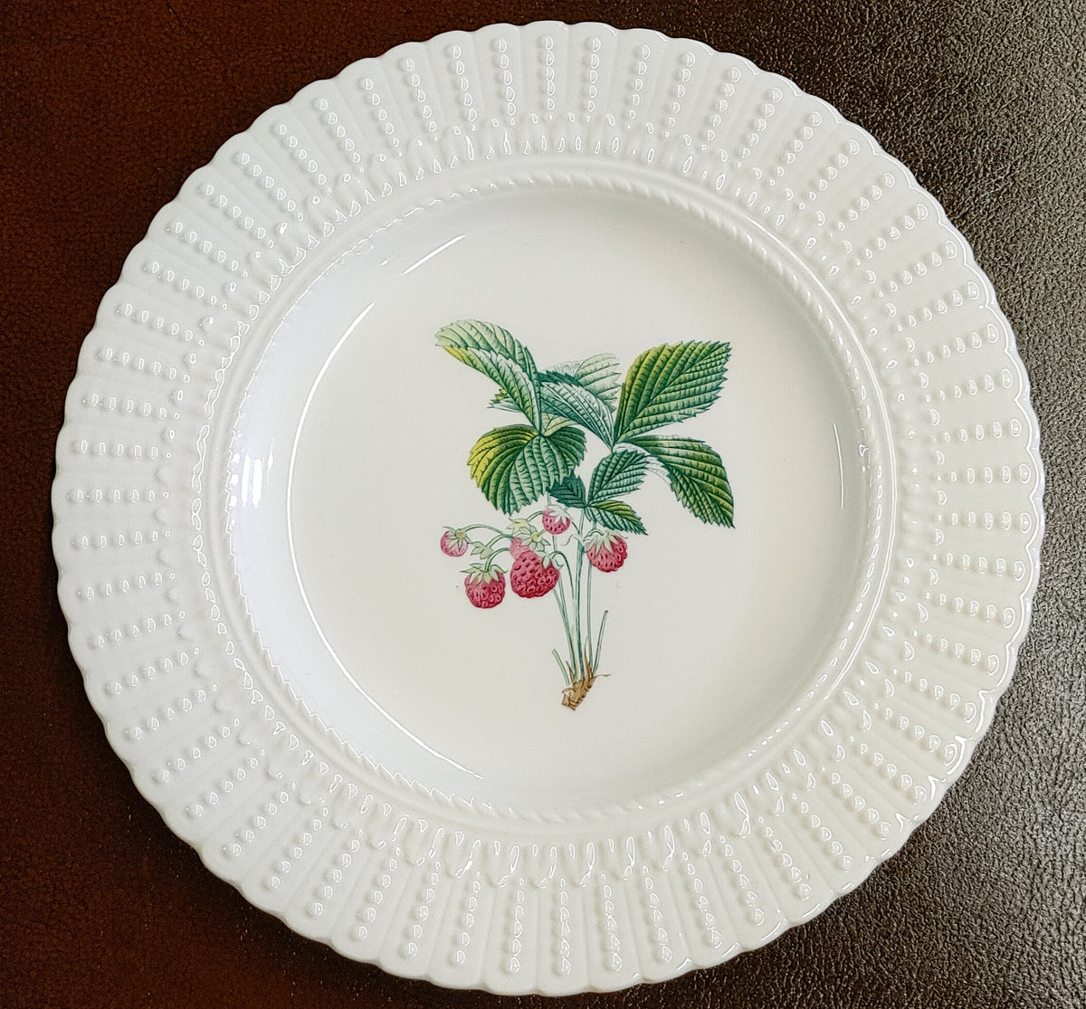 Vintage Royal Cauldon Fraisier de Virginie Raspberry Luncheon Plate ...